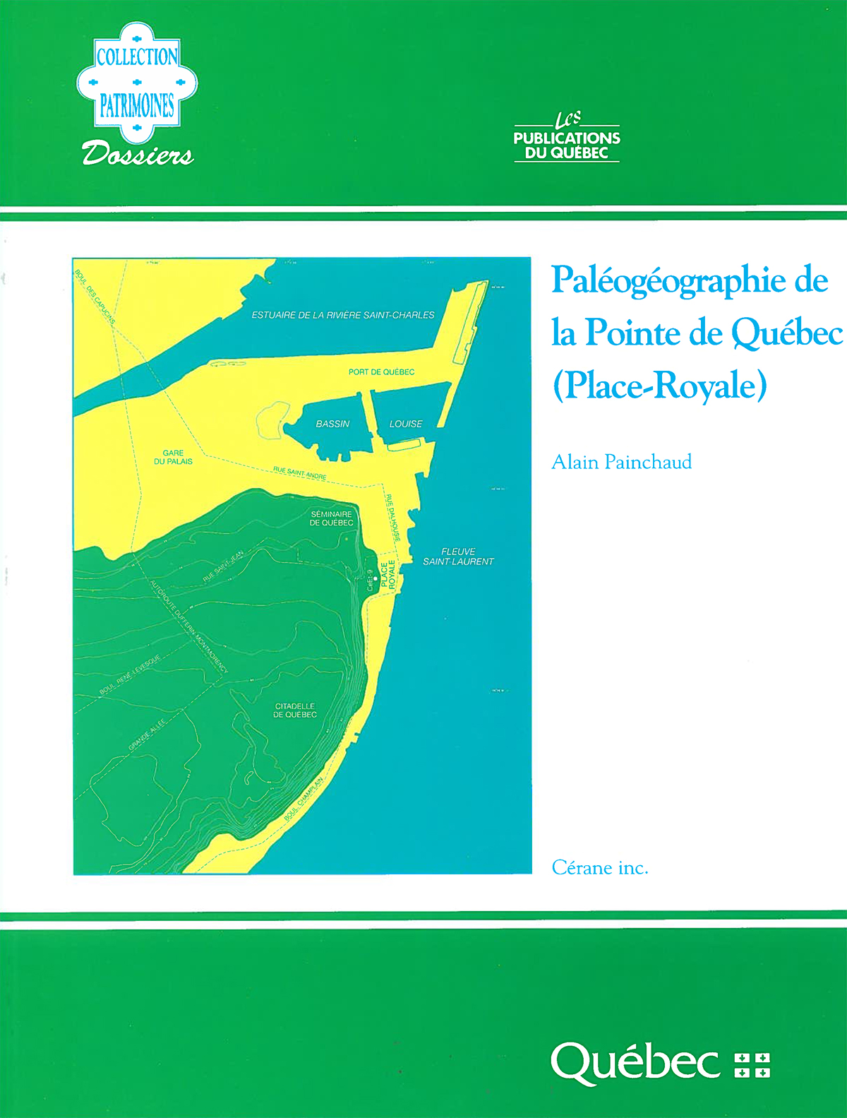 Paléogéographie de la Pointe de Québec (Place-Royale)