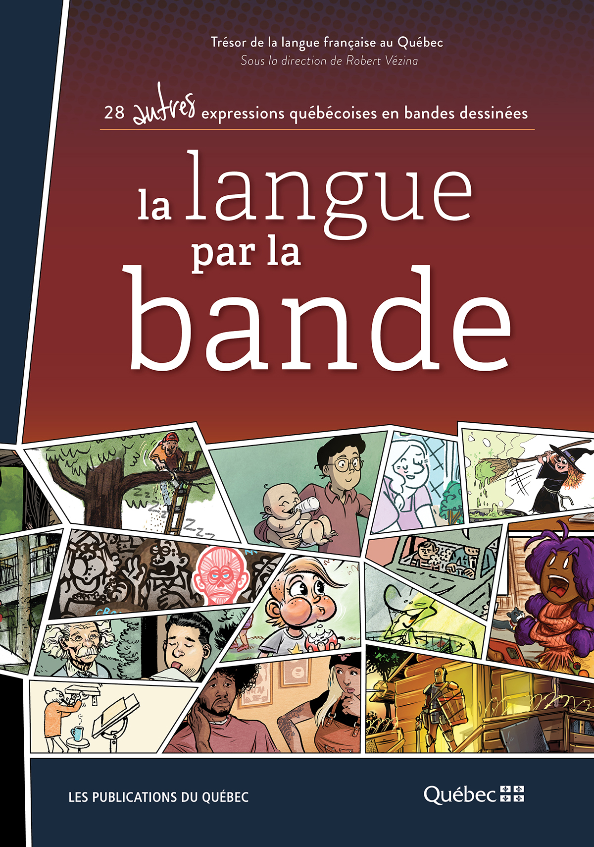 La langue par la bande: 28 expressions québécoises en bandes dessinées